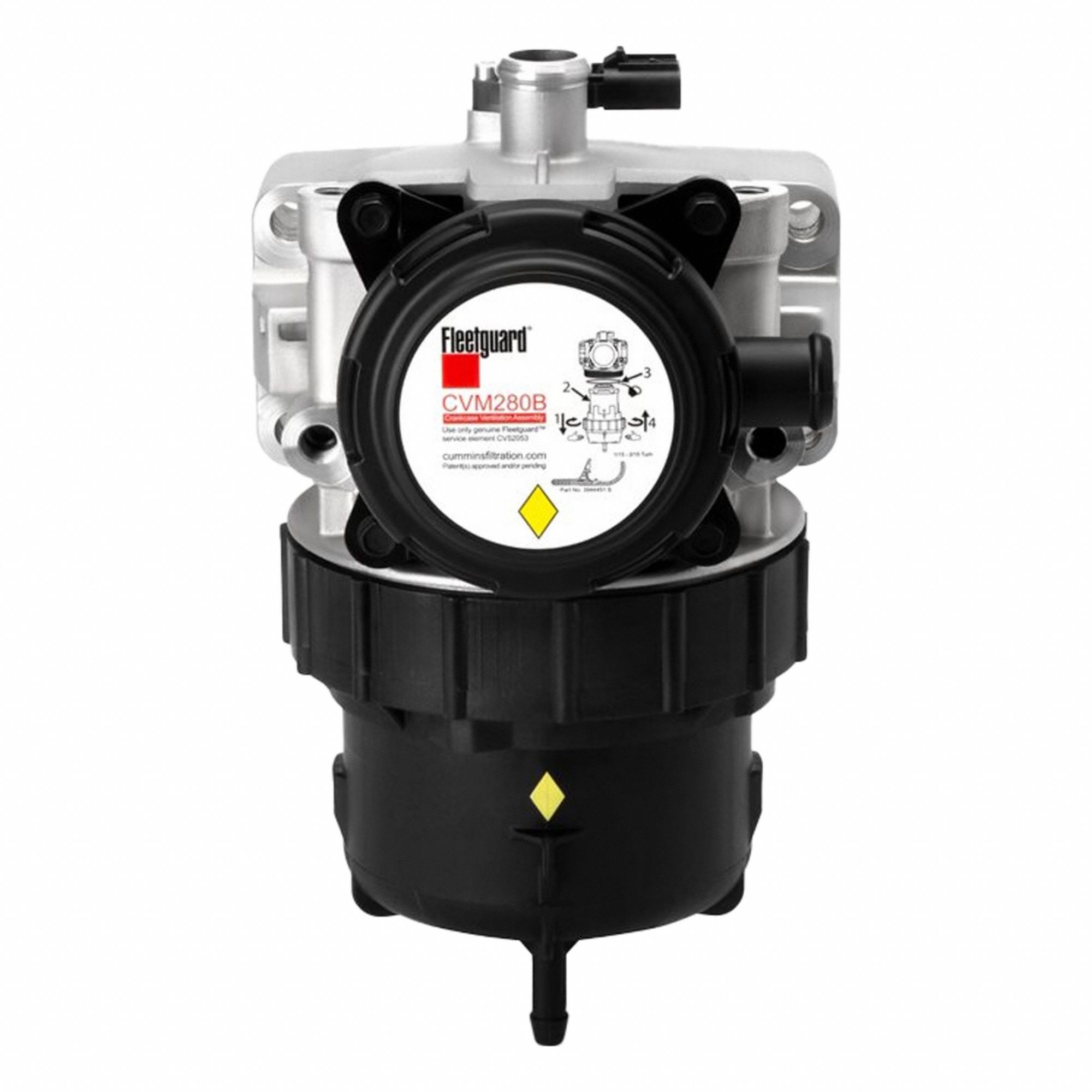 FLEETGUARD, 5 15/32 in Outside Dia - Bottom, 11 7/16 in Overall Lg ...