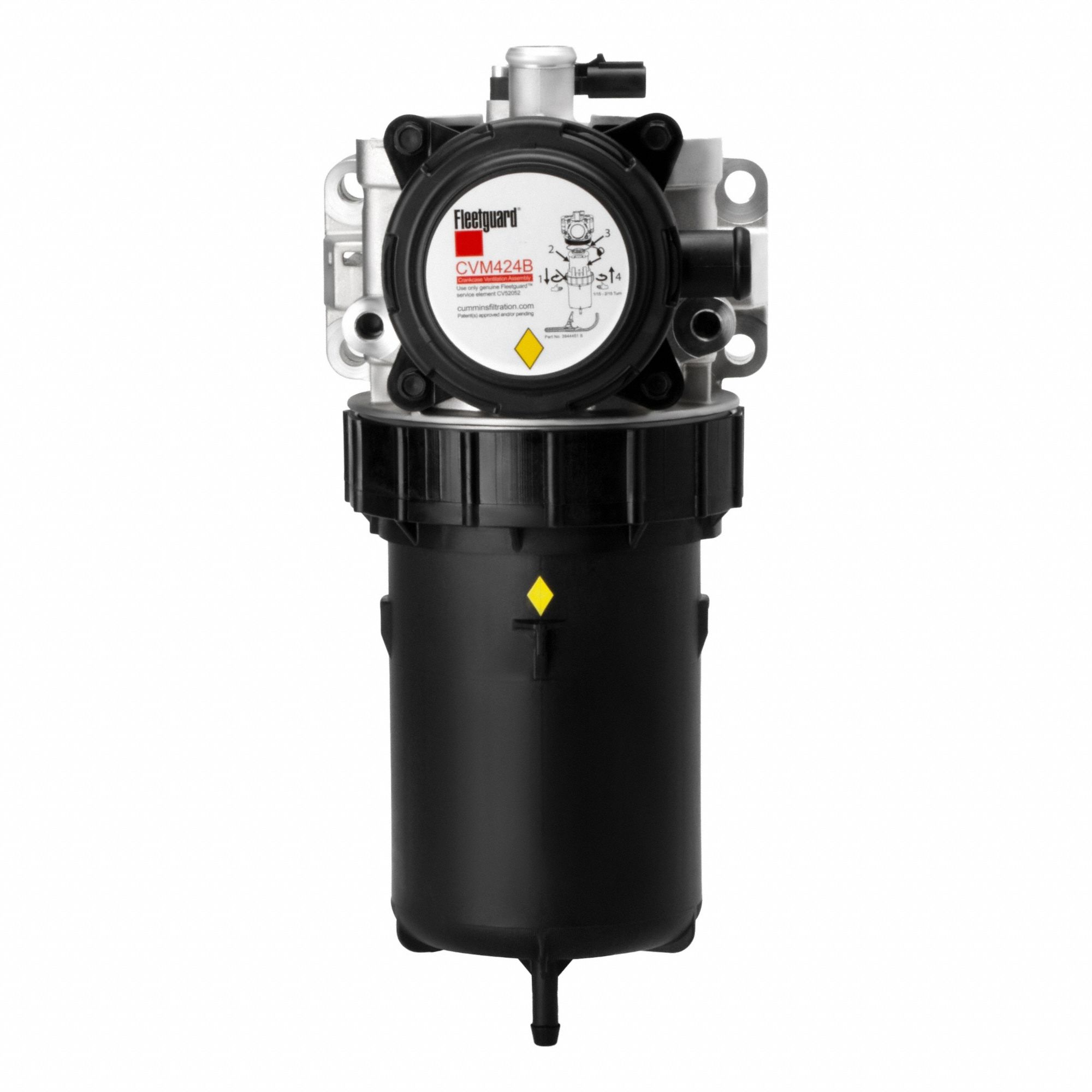 FLEETGUARD, 15 3/8 in Overall Lg, 7 29/32 in Overall Ht, CCV Kits ...