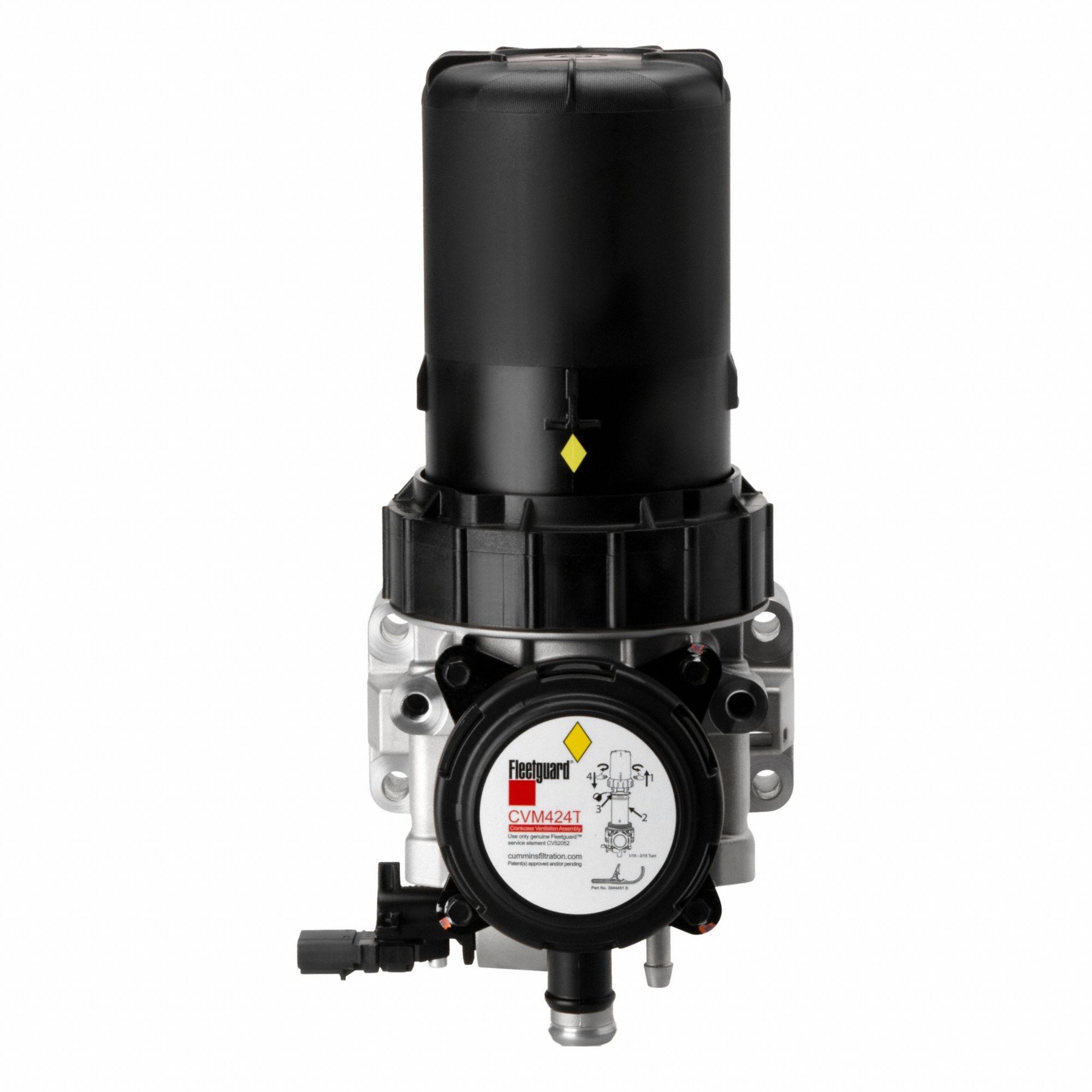 FLEETGUARD, 5 15/32 in Outside Dia, 15 7/16 in Overall Lg, Crankcase ...