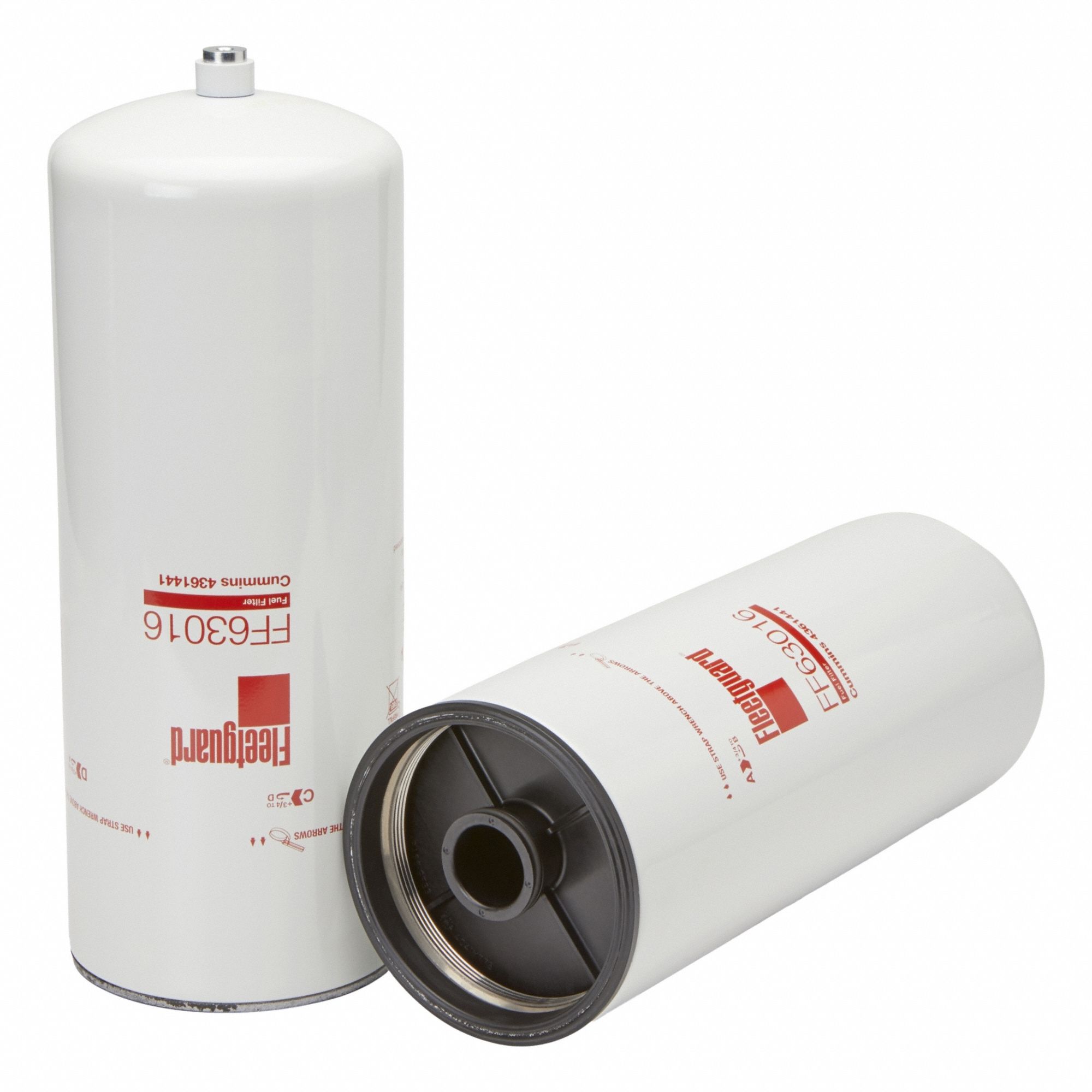 FLEETGUARD, Spin-On, 16 in Overall Lg, Fuel Filter - 846CF7|FF63016 ...