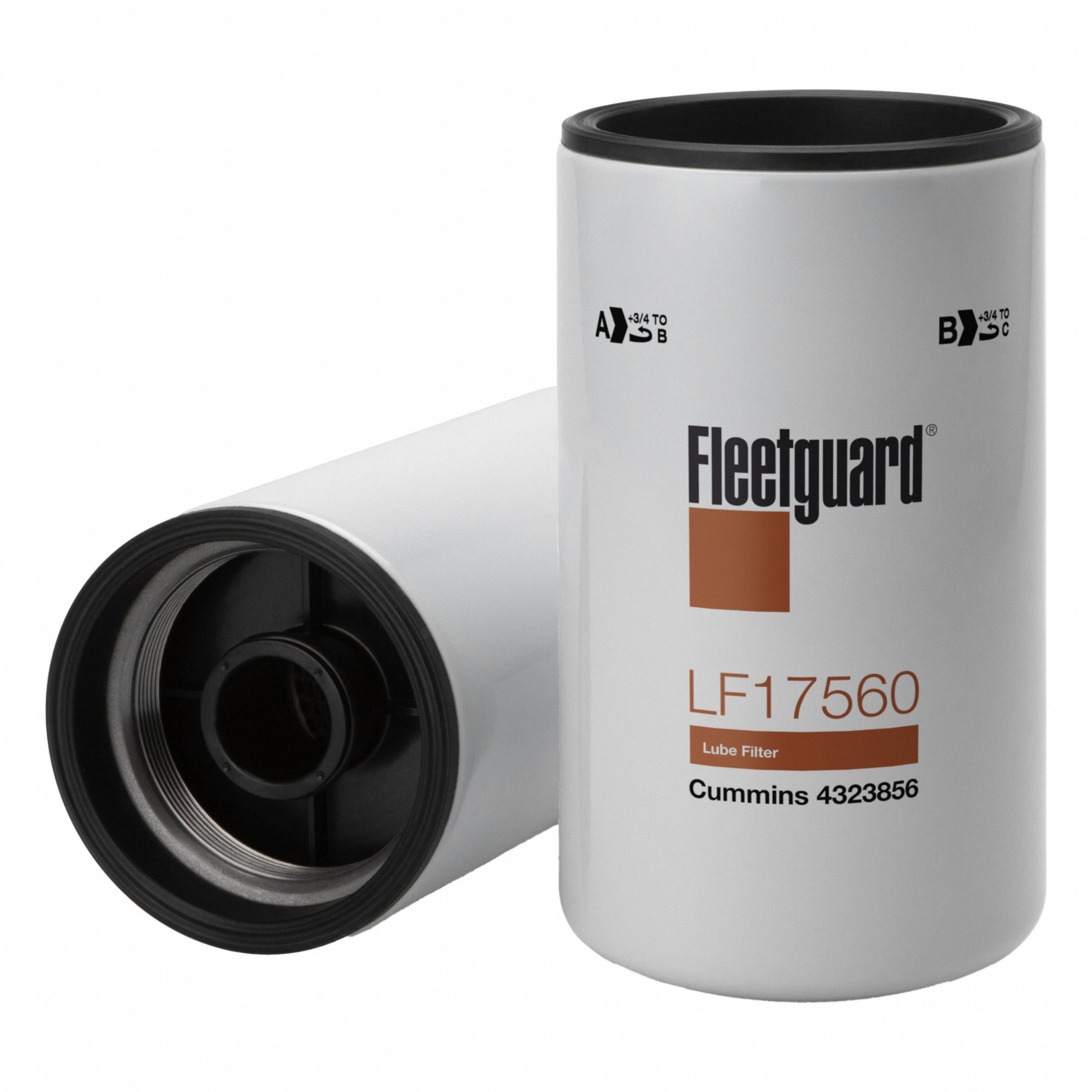 FLEETGUARD, M90-2 Thread Size, 8 7/8 in Overall Ht, Oil Filter - 846CK6 ...