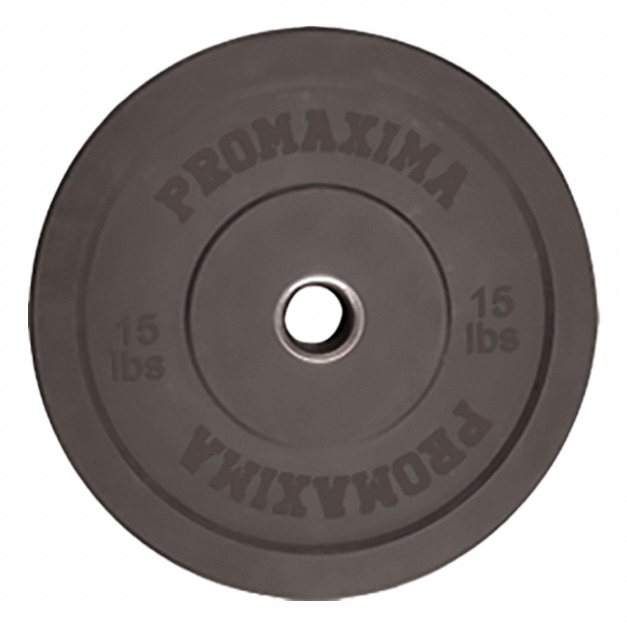 PROMAXIMA, 15 lb, Black, Weight Plate - 846CN7|BUMHI-15 - Grainger