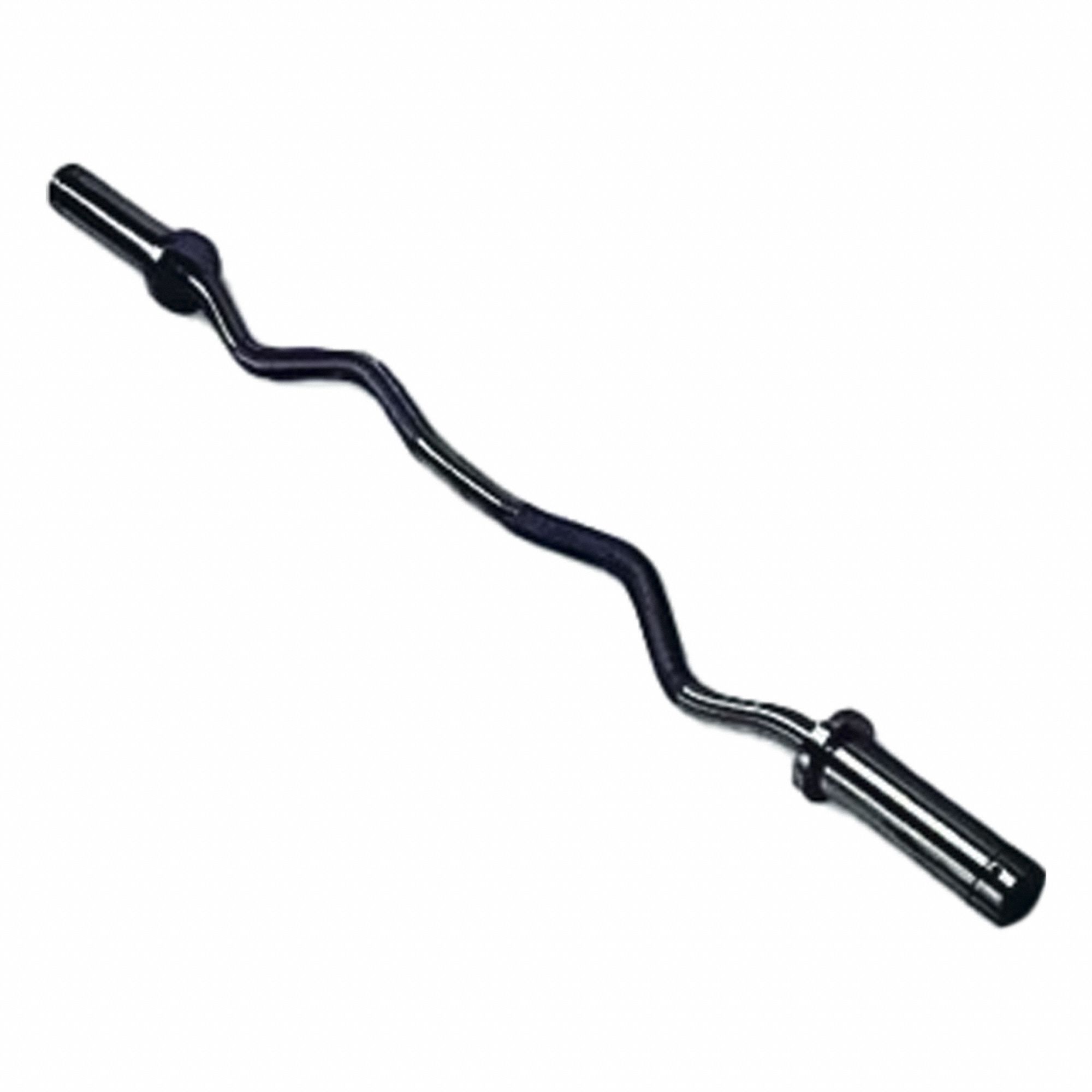 PROMAXIMA, 25 lb, Chrome, Curl Bar - 846CR4|BAROLYCURL - Grainger