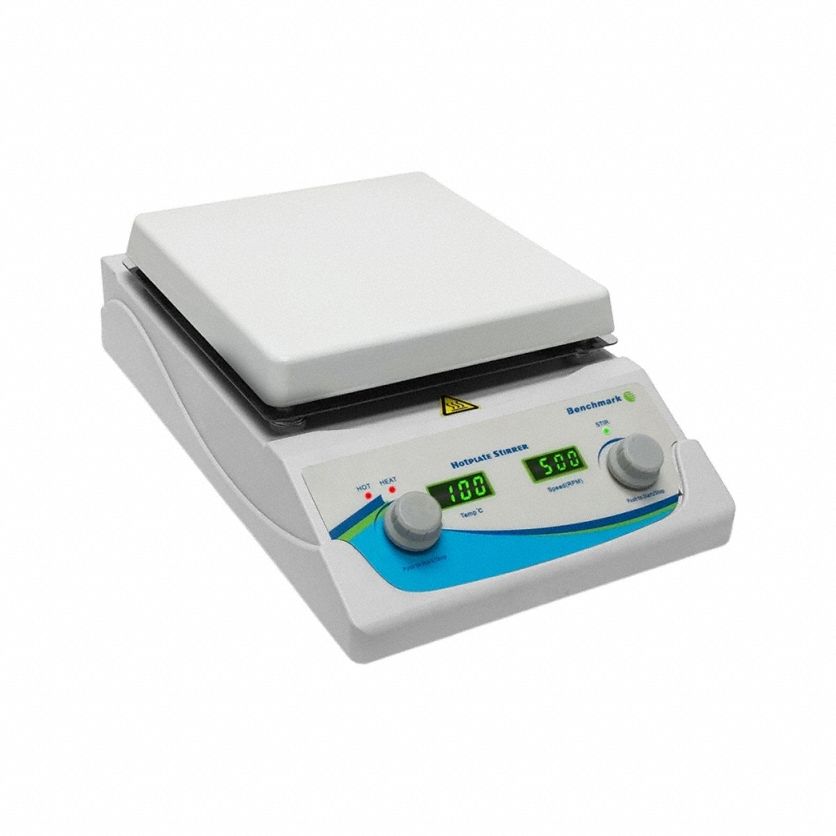 BENCHMARK SCIENTIFIC, 1 Positions, 7 in Plate Wd, Digital Hotplate ...