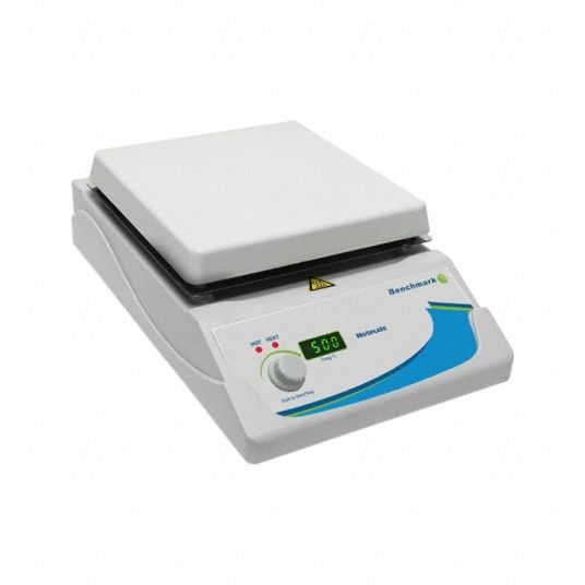 BENCHMARK SCIENTIFIC, 1 Positions, 7 in Plate Wd, Digital Hotplate ...
