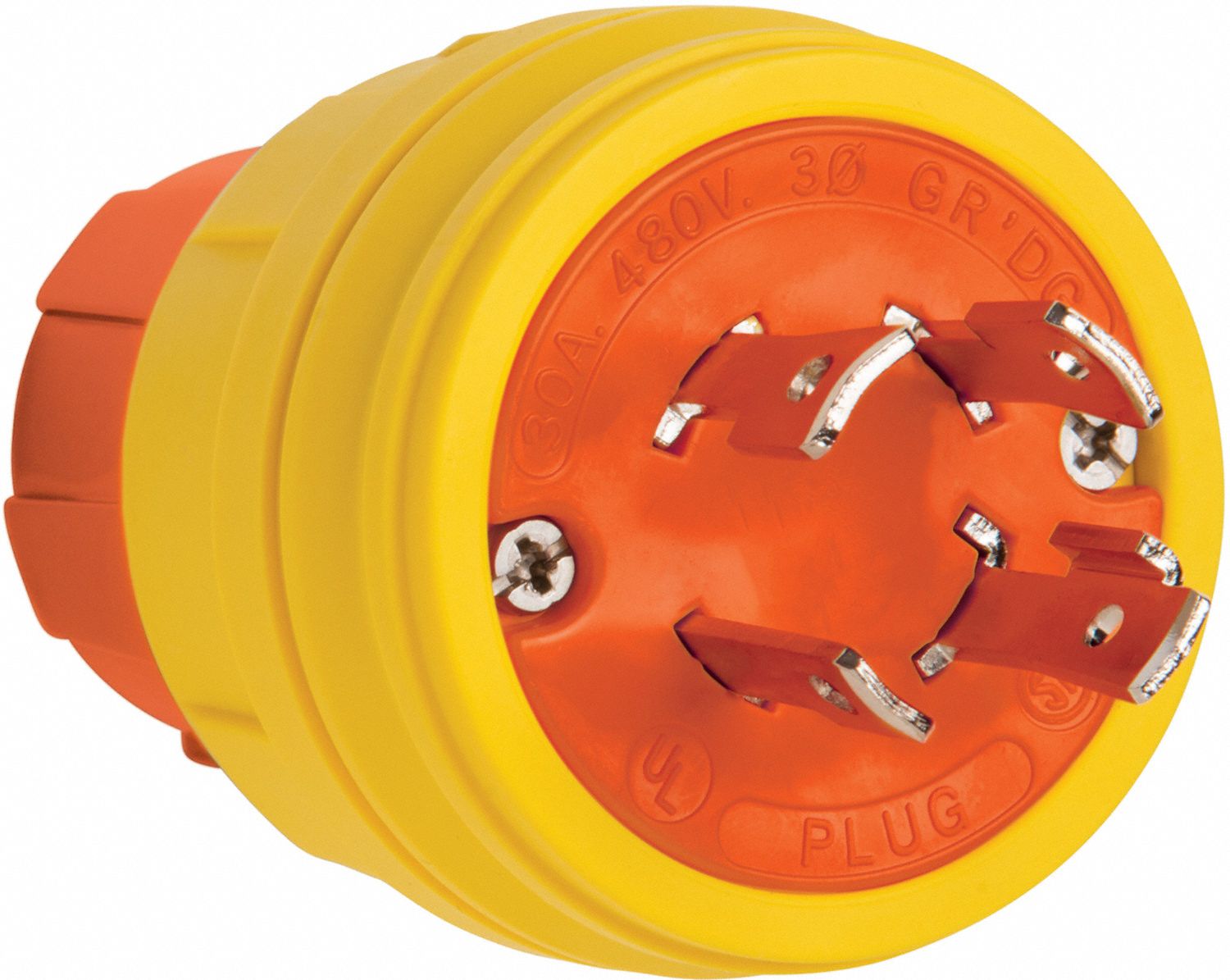 L16-30P, 30 A, Locking Plug - 846NM8|28W76AM - Grainger