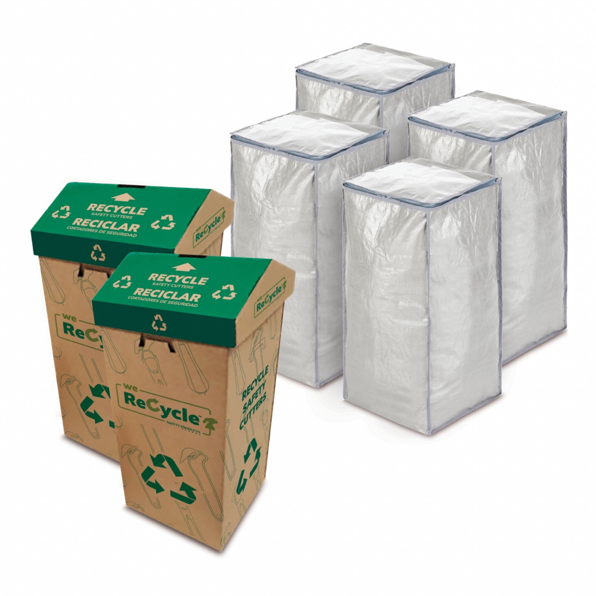 KLEVER, Safety Cutter Recycling Kit, (600) Safety Cutters, Blade ...