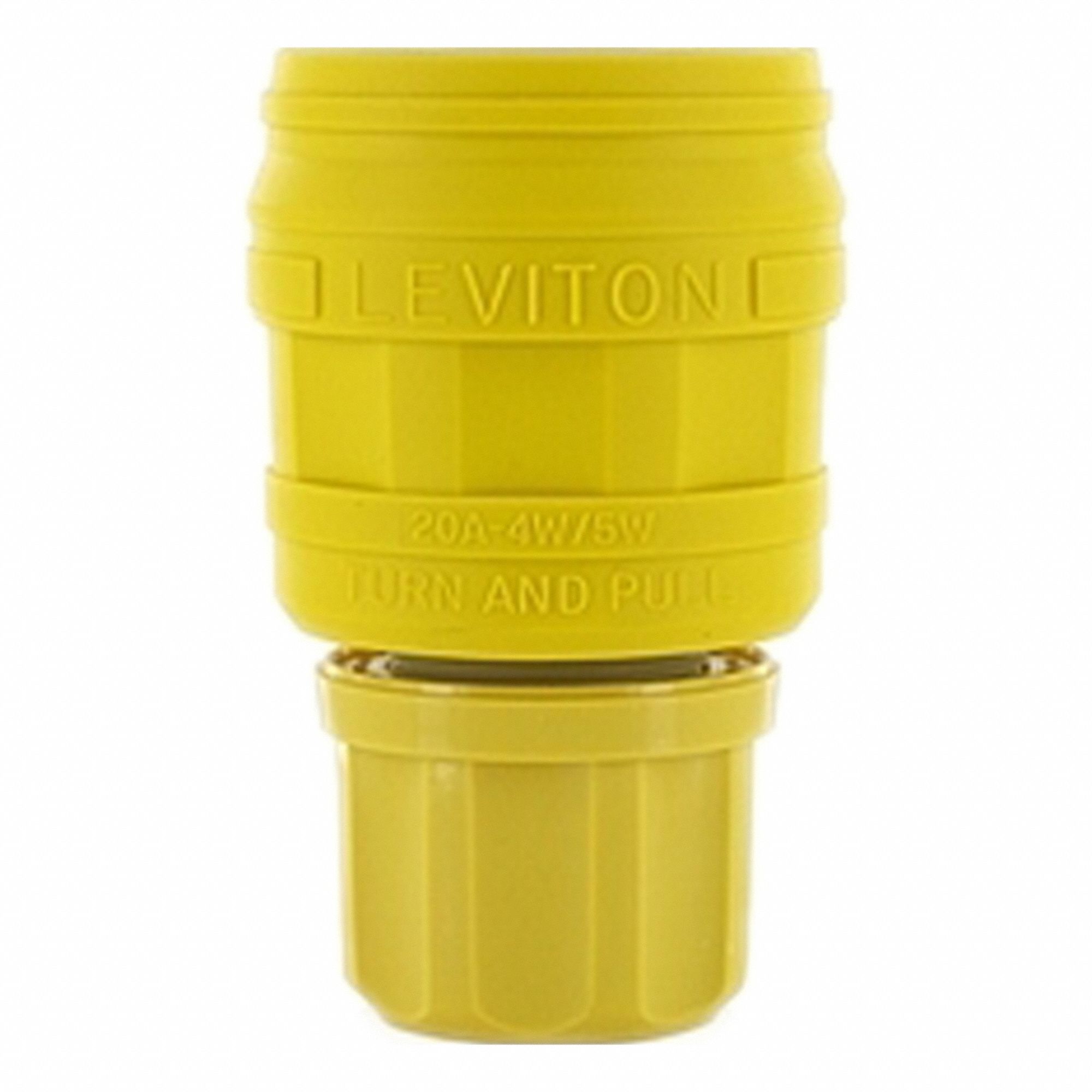 Wetguard Lock Conn 20A 277/480V Ylw - Grainger