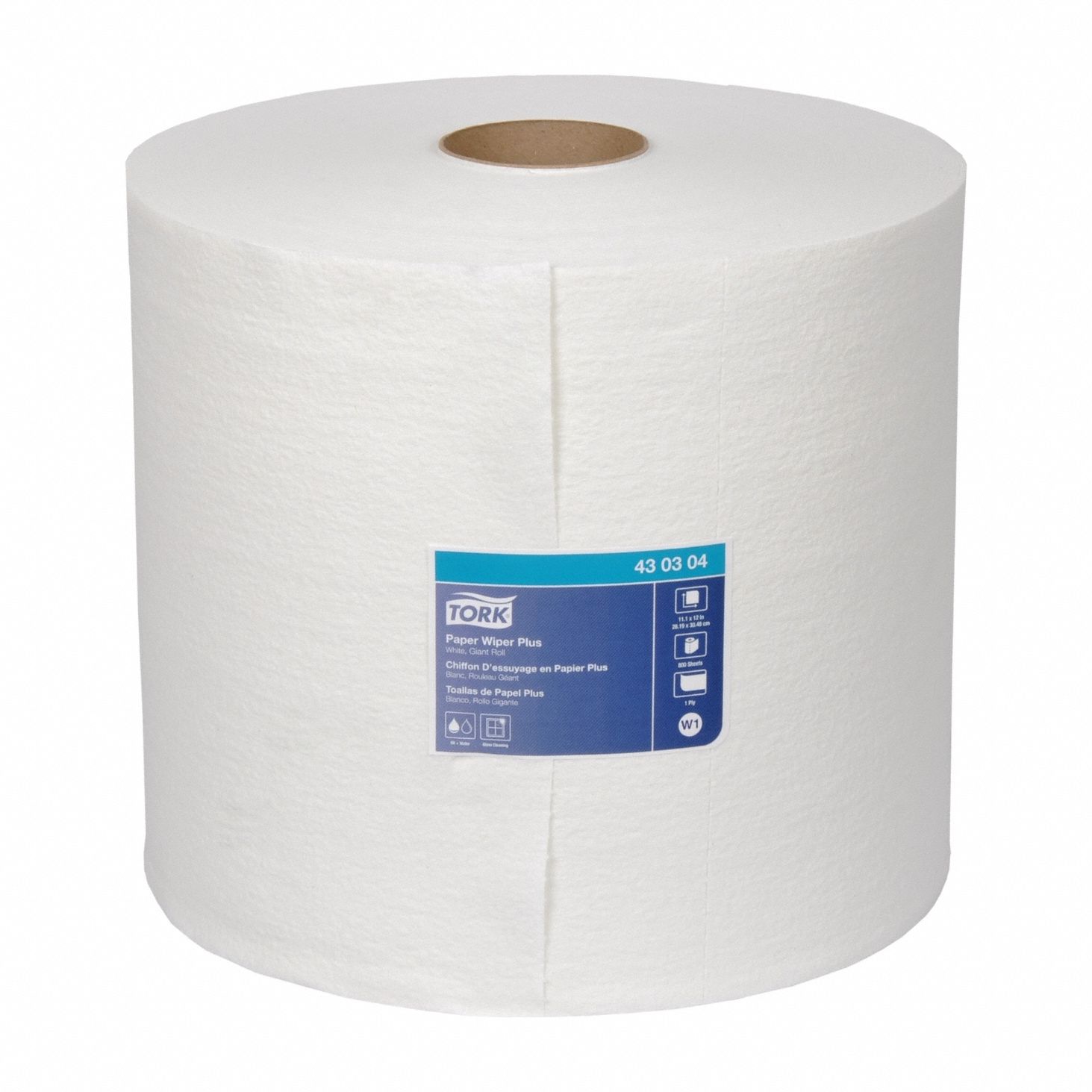 TORK, Jumbo Perforated Roll, Heavy Absorbency, Dry Wipe Roll - 847ZV3 ...
