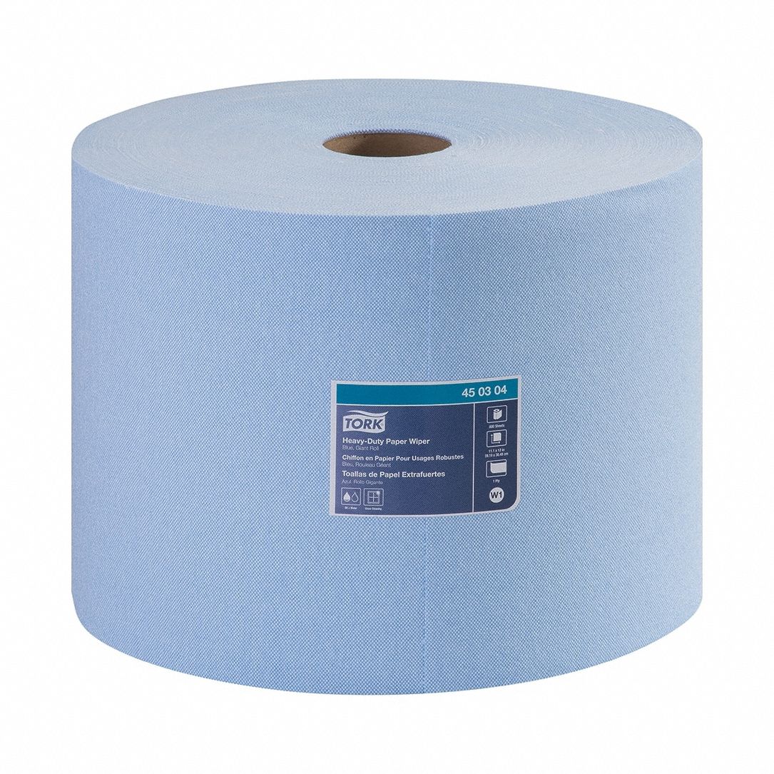 TORK, Jumbo Perforated Roll, Super Heavy Absorbency, Dry Wipe Roll ...