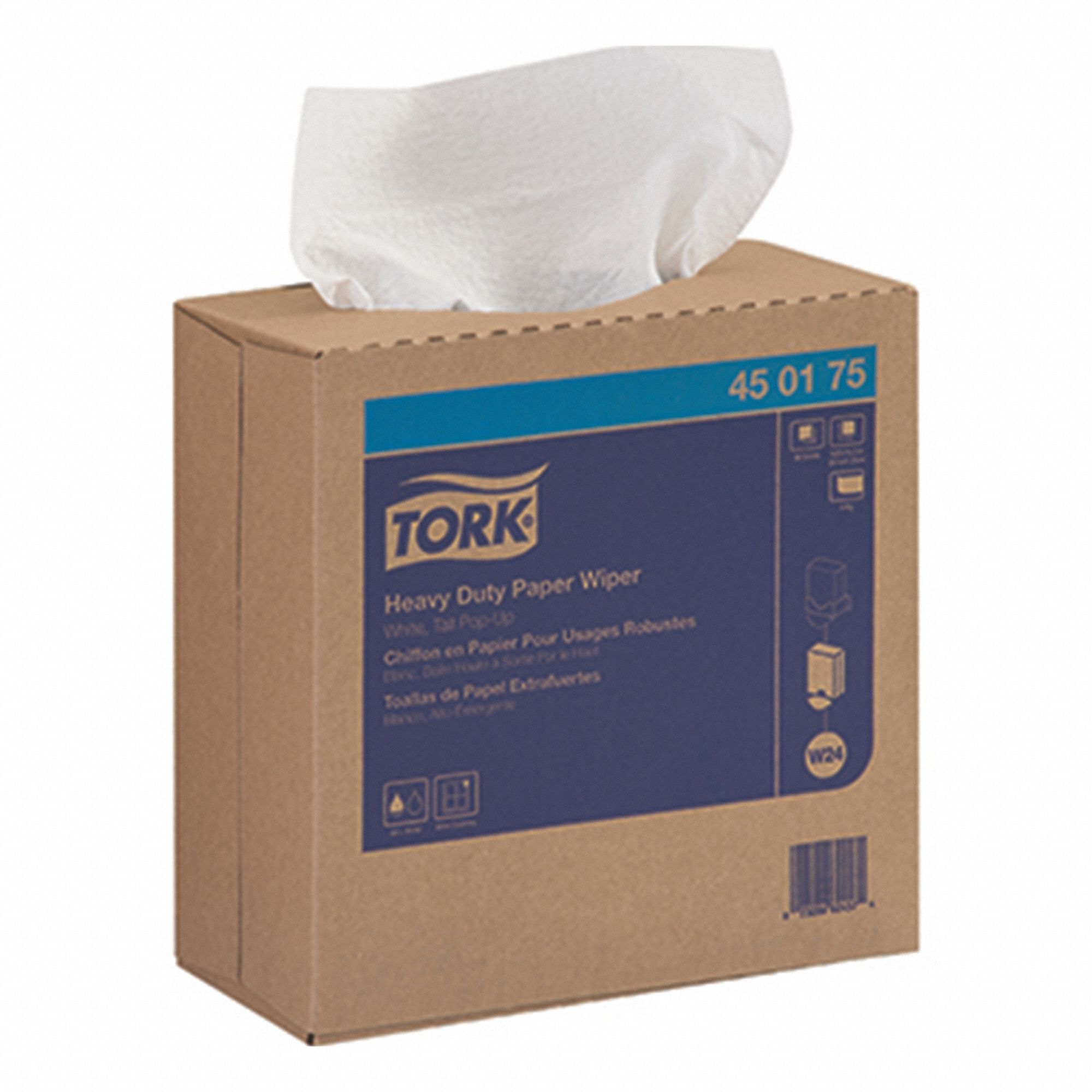 TORK, Dispenser Box, Super Heavy Absorbency, Dry Wipe - 847ZY6|450175 ...