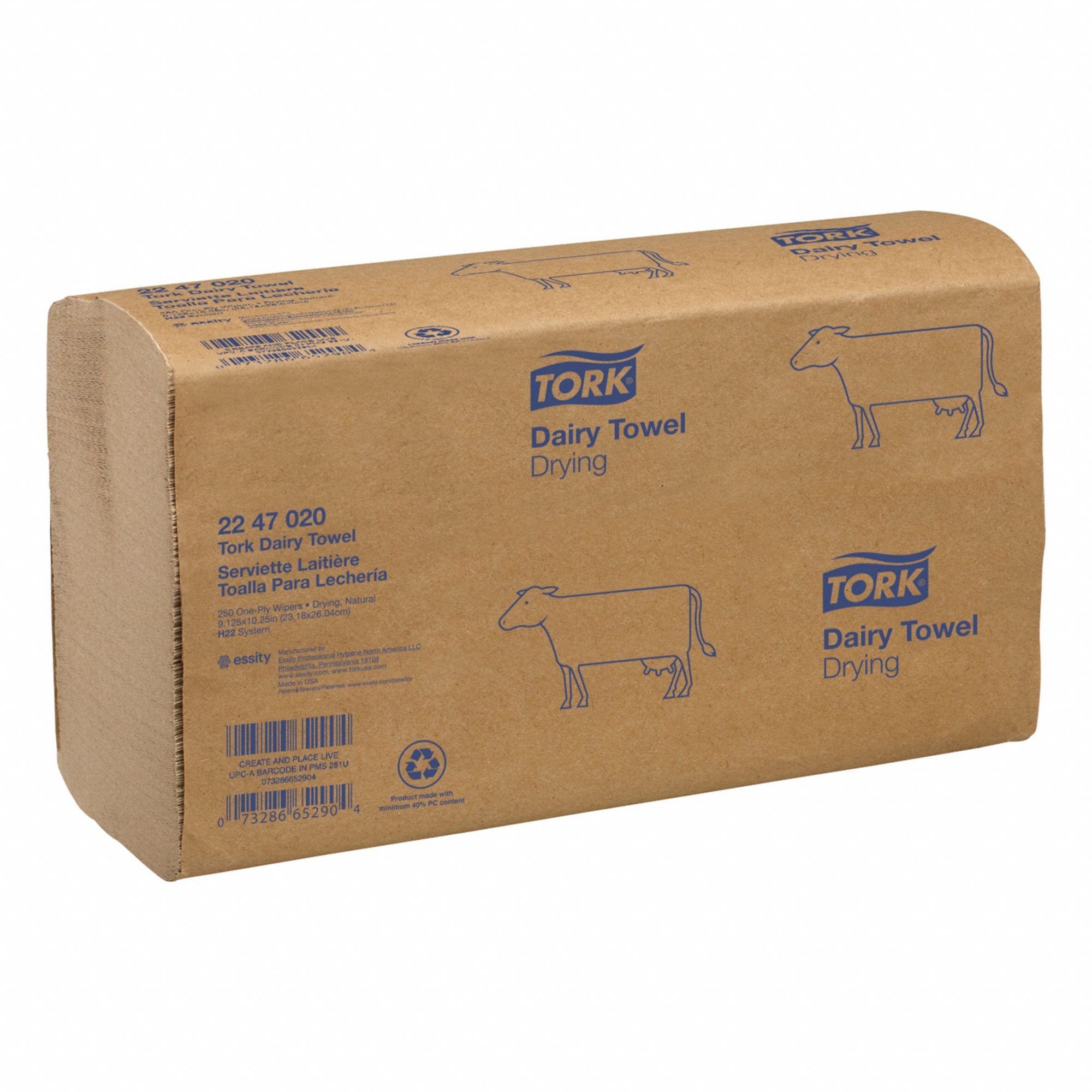 TORK, Brown, 9 1/8 in Sheet Wd, Paper Towel Sheets - 848A01|2247020 ...