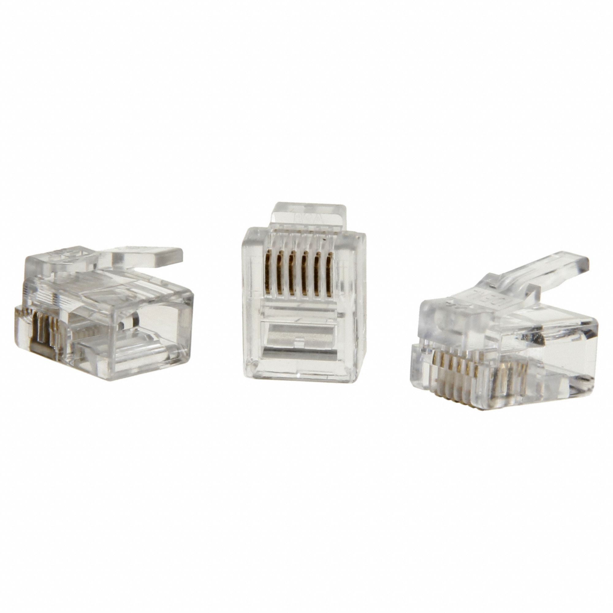 IDEAL, Modular Plug RJ11, Stranded, Connector - 61ZJ75|85-345 - Grainger