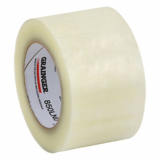 GRAINGER, 2.5 mil Tape Thick, 3 in x 110 yd, Packaging Tape - 850LN0 ...