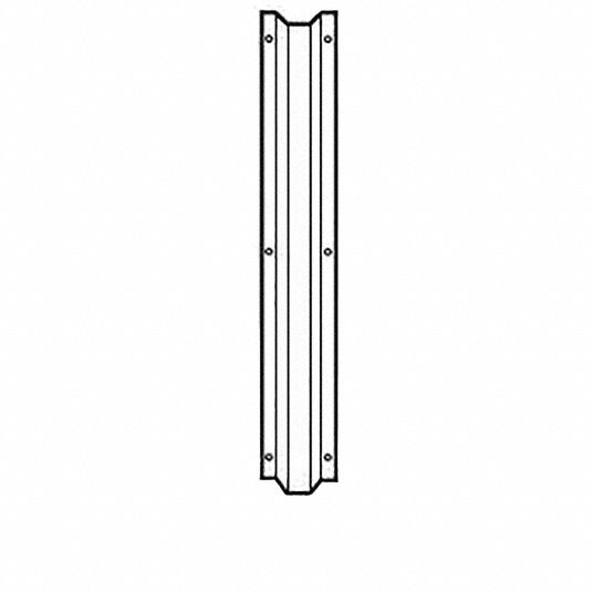 DON JO, 24 in Lg, 3 1/8 in Wd, Door Latch Guard - 897N59|85-630 - Grainger