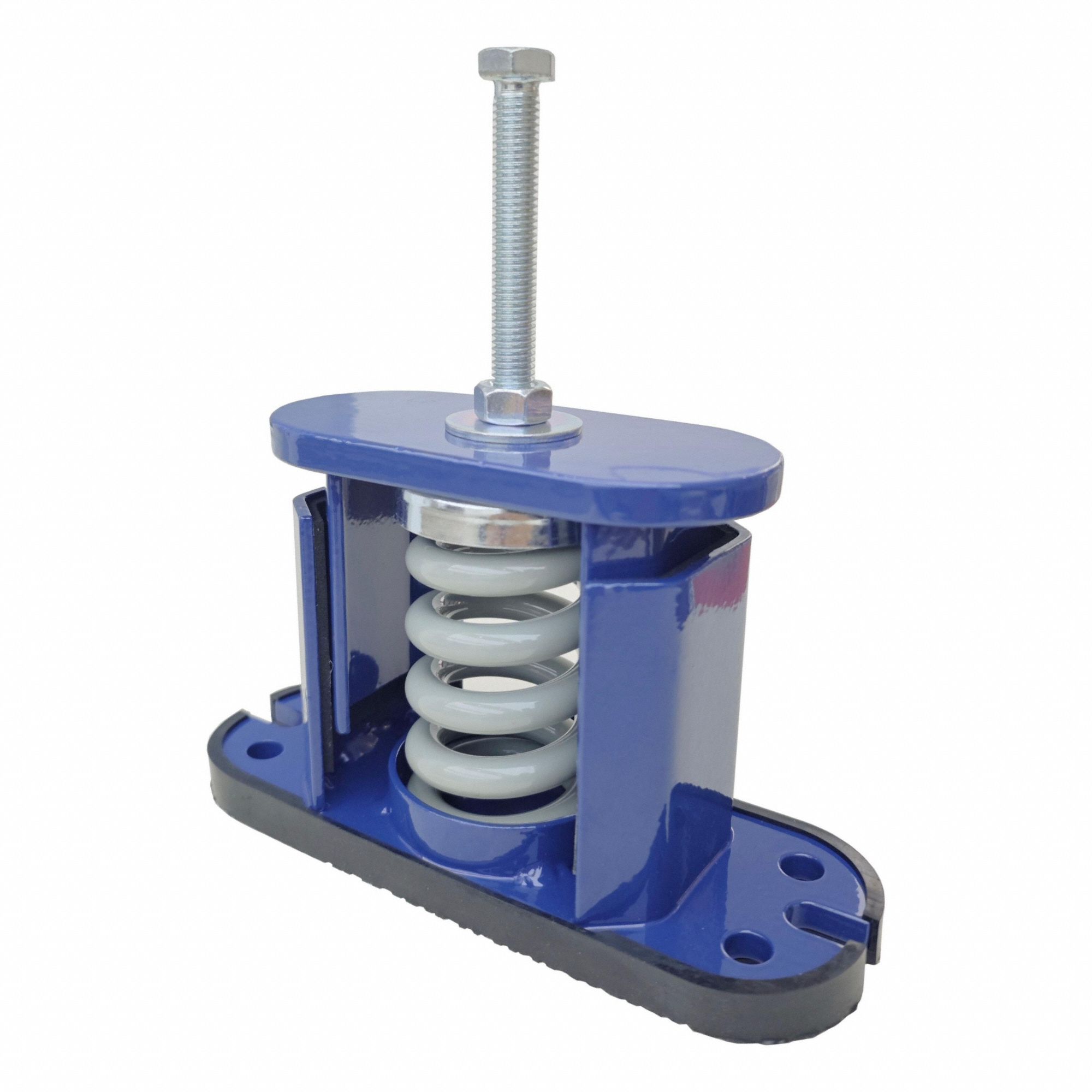 Spring, 1,250 lb Capacity, Floor-Mount Vibration Isolator - 852C51 ...