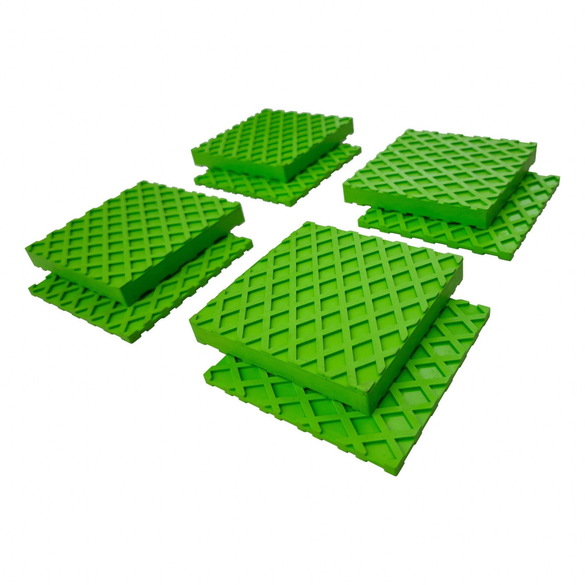 EPDM, Diamond Pad Top, Vibration Isolator Pad - 852GL9|852GL9 - Grainger