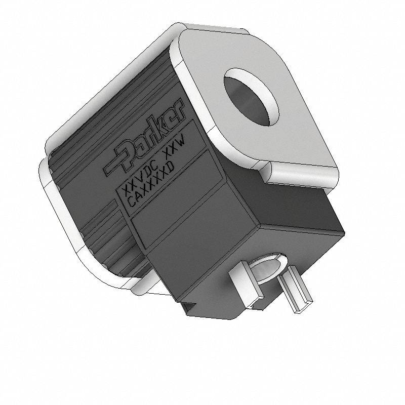 PARKER, 24VDC, 28 W Watt, Valve Solenoid Coil - 852R43|CAP024D - Grainger