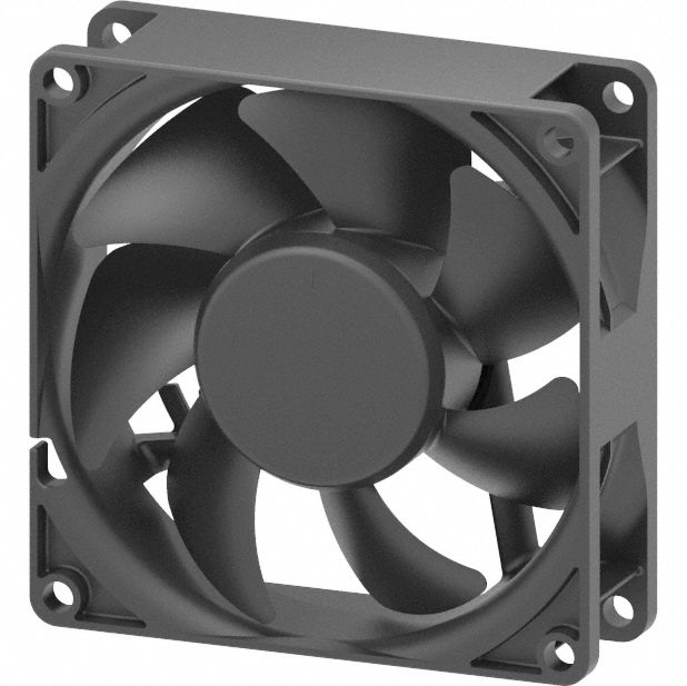 DAYTON, 3 1/8 in Ht, 1 in Dp, Standard Square Axial Fan - 855H08|855H08 ...