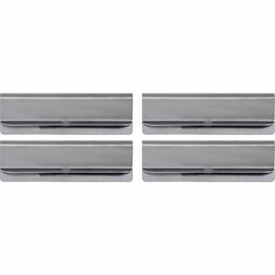 BUYERS PRODUCTS, Stainless Steel, 1 in Overall Wd, Mud Flap Clamps ...