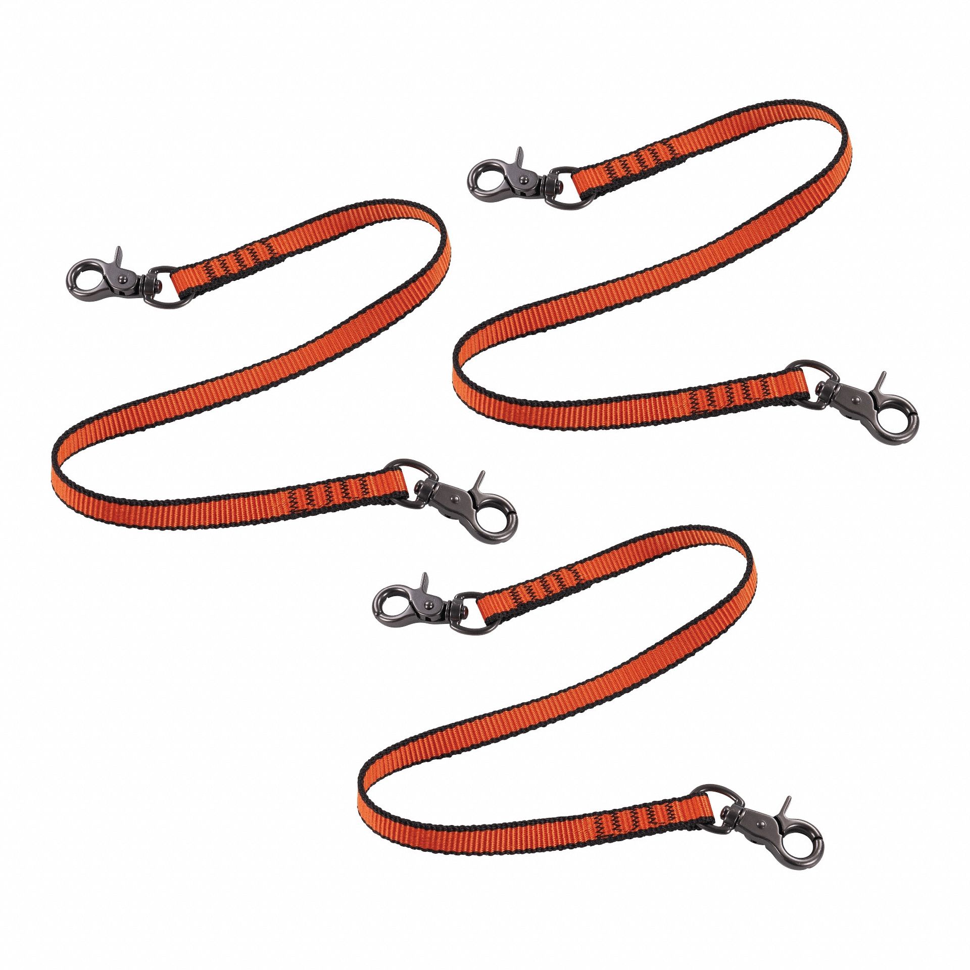 SQUIDS BY ERGODYNE, Orange, Dual-Hook Connector, Tool Lanyard - 909DR2 ...