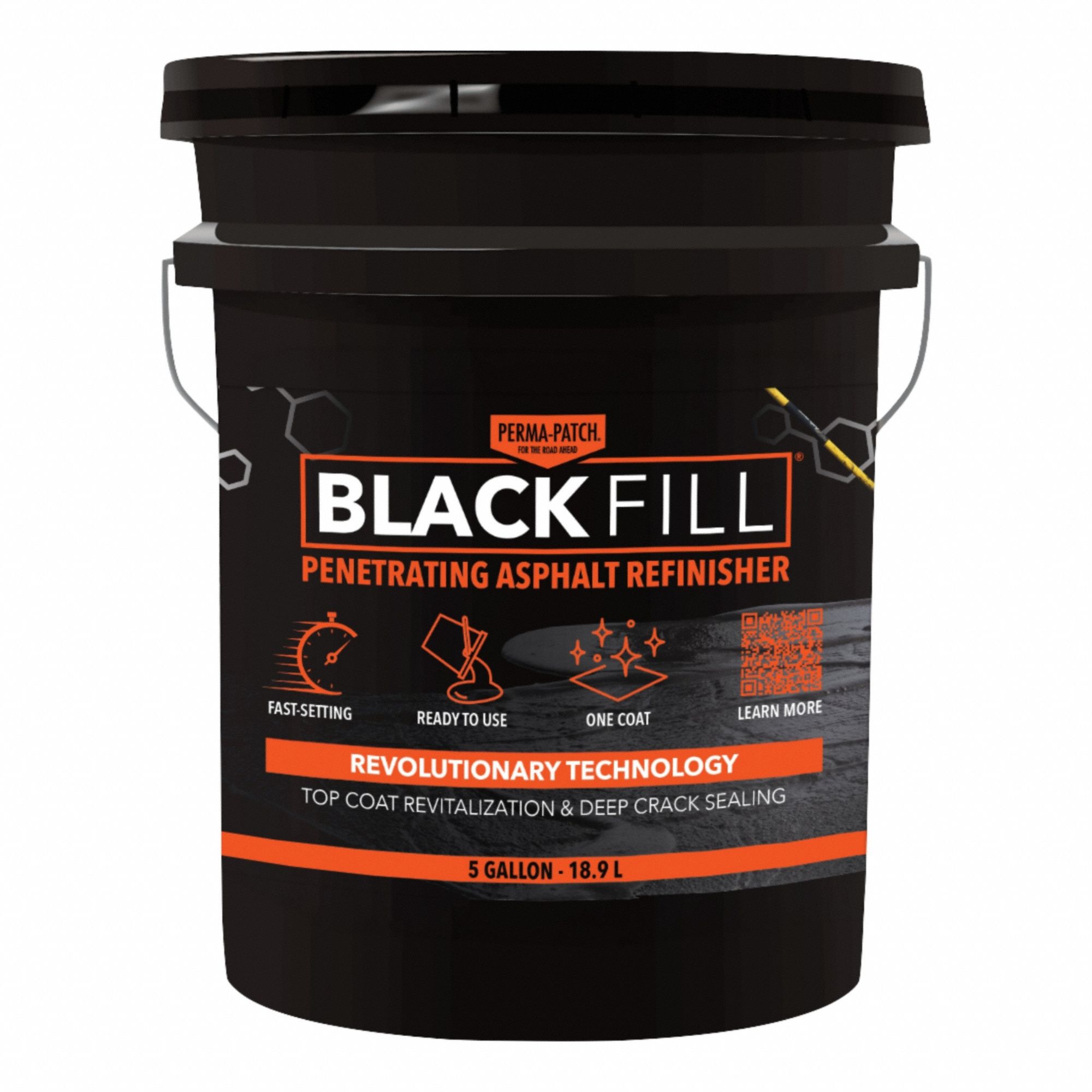 PERMA-PATCH, Black Fill, Recycled Asphalt Mix, Asphalt Repair Compound ...