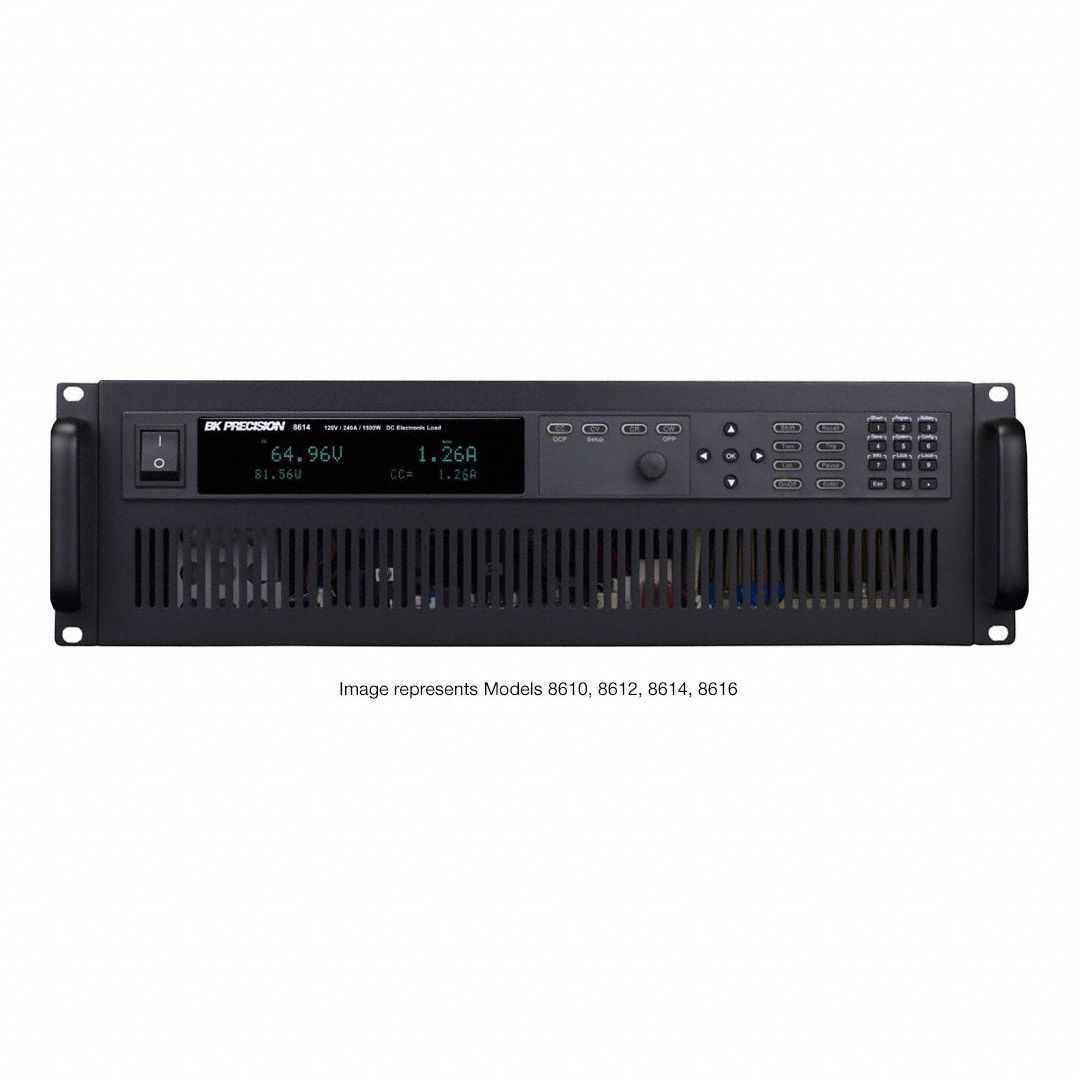 B&K PRECISION, 120 V Volt - Max, 120 A, DC Electronic Load - 811CM2 ...