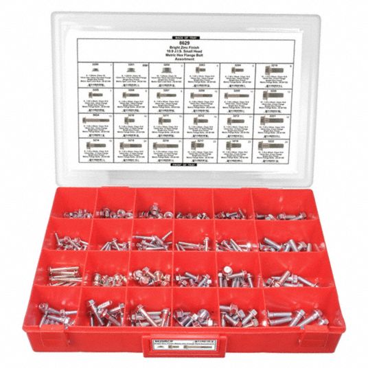 DISCO, 8629RCP, Metric HexFlange Bolt Assort 24 Hole Re - 100XV2 ...