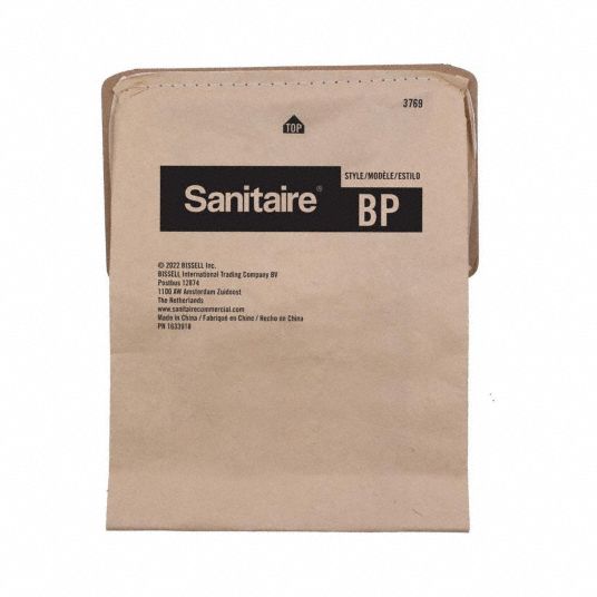 SANITAIRE, Sanitaire, SC580A, Vacuum Bag - 862J24|3769 - Grainger