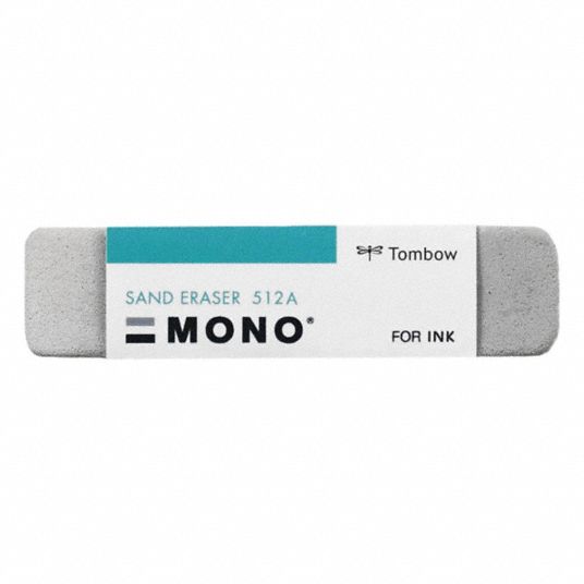 TOMBOW MONO, Sand, White, Block Eraser - 841WZ1|57304 - Grainger