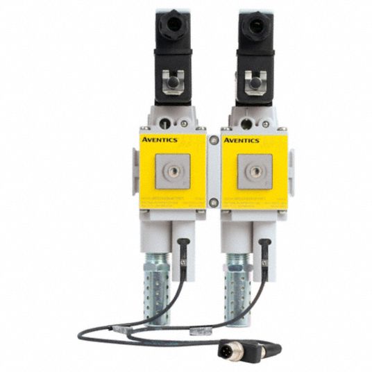 NUMATICS, 1/2 in NPT, 1/2 in NPT Outlet Size, Redundant Safety Exhaust ...