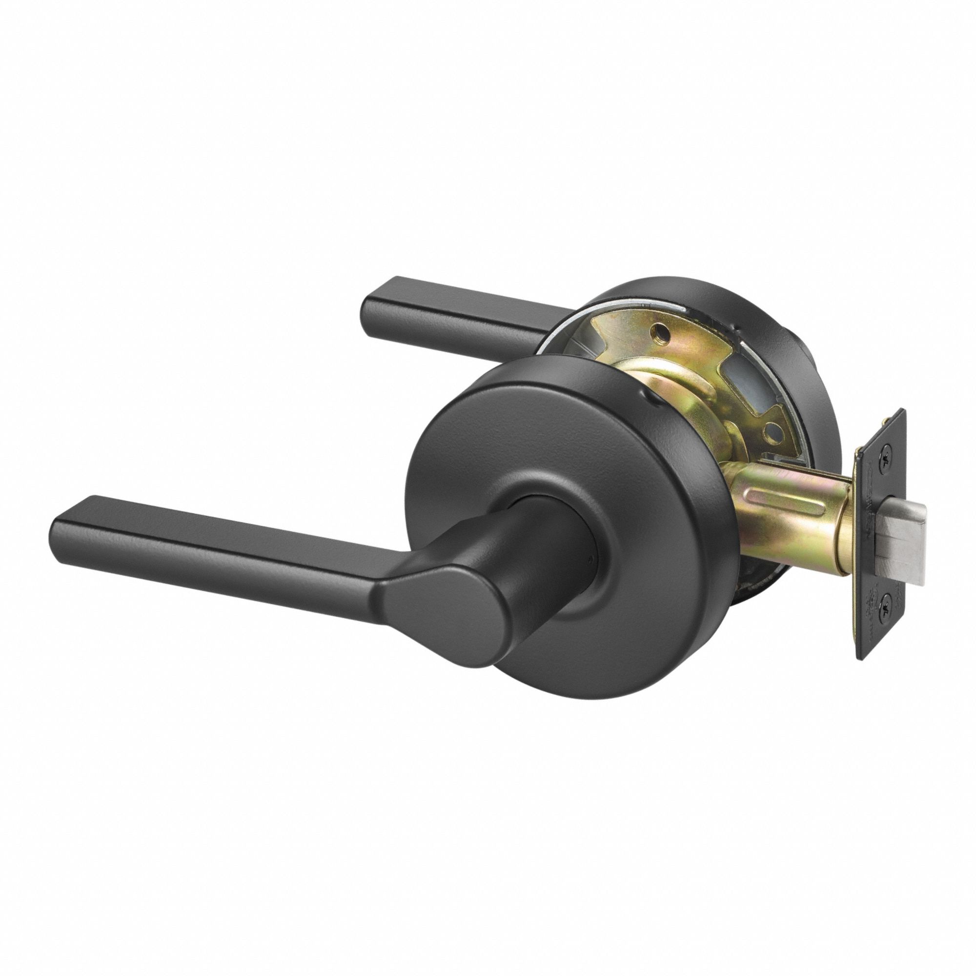 ASSA ABLOY ACCENTRA, Passage Lever Locksets, Black, Cylindrical Lockset ...