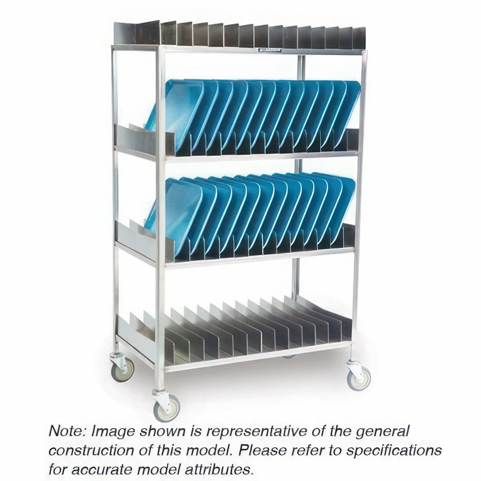 LAKESIDE, 80 Trays, 4 Shelves, Tray Drying Rack - 69YX52|867 - Grainger