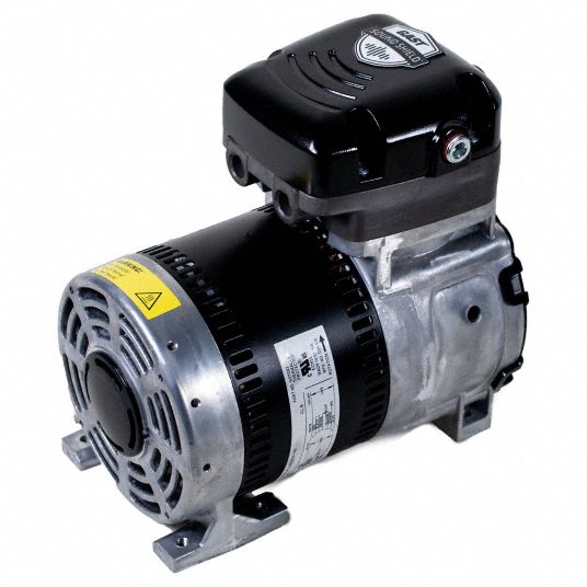 GAST, 0.25 hp, 1 Phase, Piston Air Compressor - 820WU5|86R130-PS101 ...