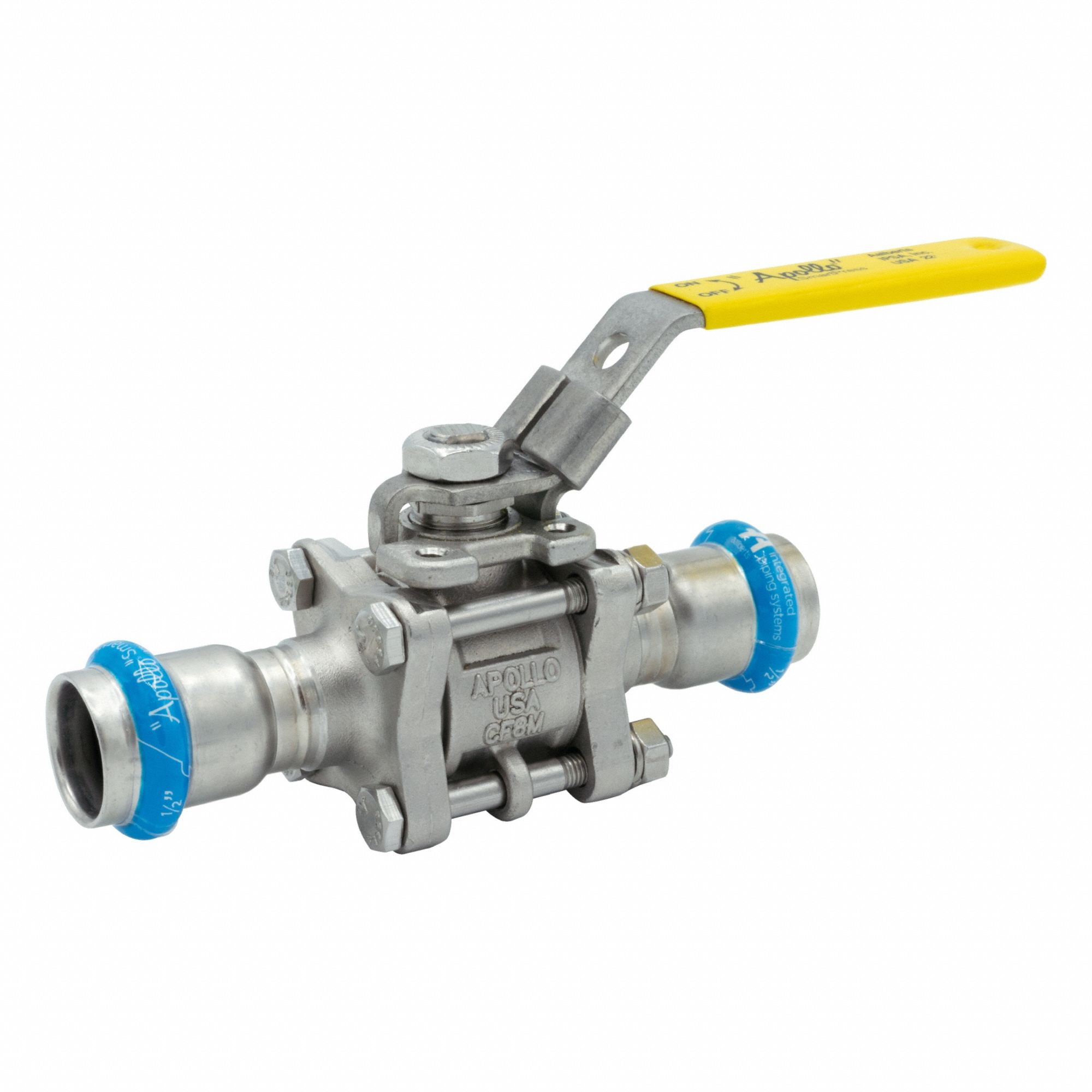 APOLLO, 1/2 in, Stainless Steel, Ball Valve - 880J76|123457466 - Grainger