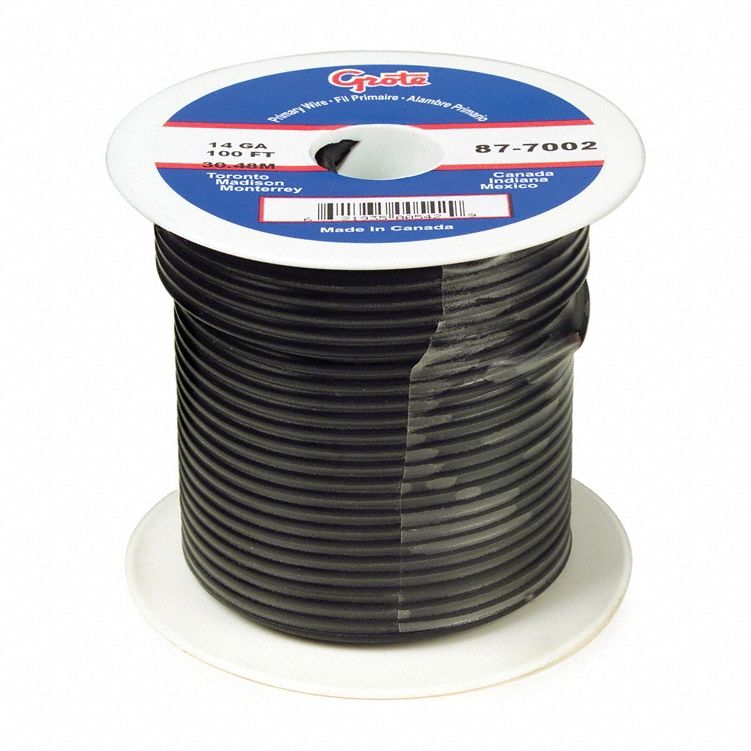 GROTE, GPT, 25 ft, Primary Automotive Wire - 812C99|89-8002 - Grainger