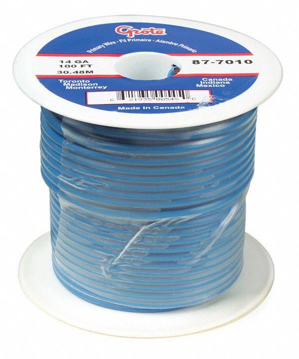 BATTERY DOCTOR Cable Primario , 22 AWG , 100 pies , Azul - 34GC73 | 87 ...