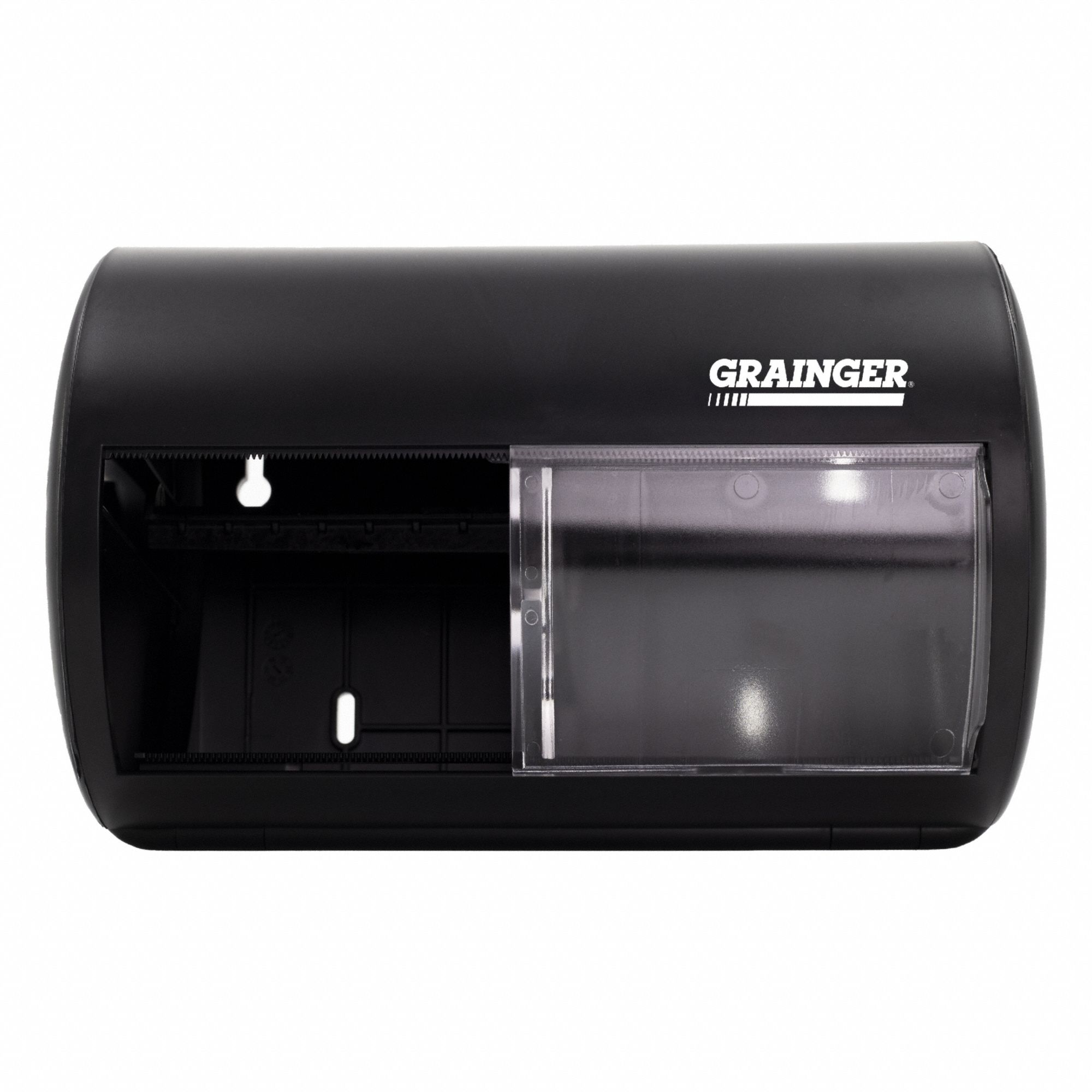 GRAINGER, Jumbo Core, Horizontal Double Roll, Toilet Paper Dispenser ...