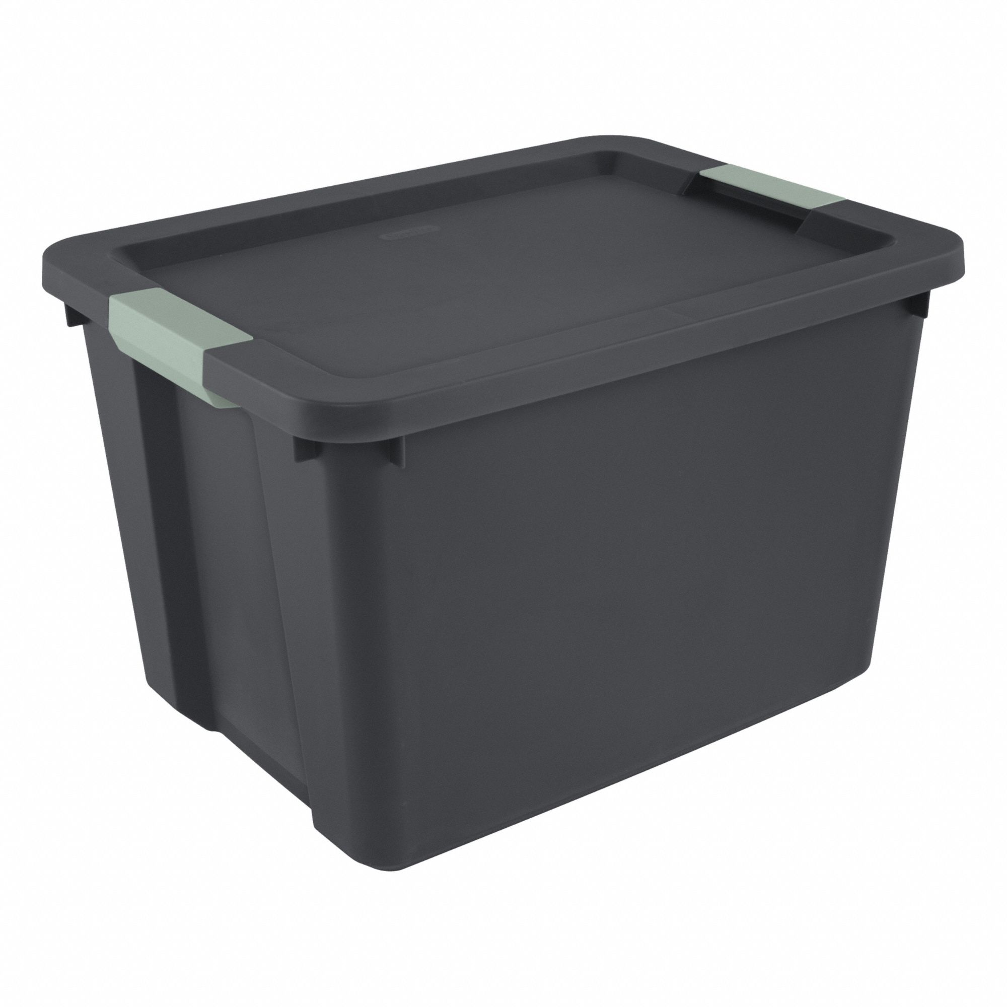 STERILITE, 20 gal, 23 5/8 in x 18 1/4 in x 15 1/2 in, Latch Tote ...