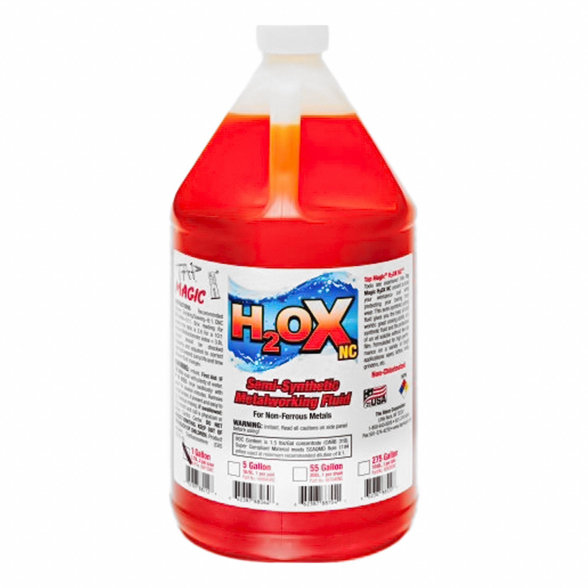 TAP MAGIC, H2OX NC, 1 gal, Coolant - 846C74|880128NC - Grainger