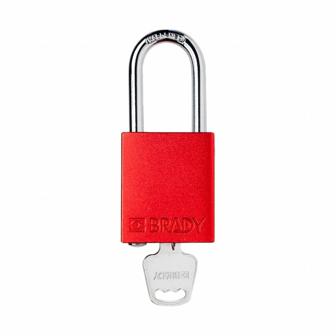 Padlock Alum RED 1.5in Steel KeyCode95 - Grainger