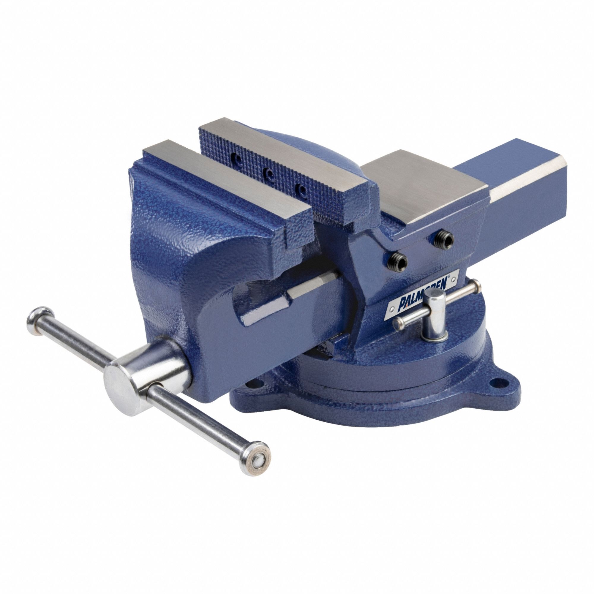 PALMGREN, Covered, 4 in Jaw Face Wd, Industrial Duty Bench Pipe Vise ...
