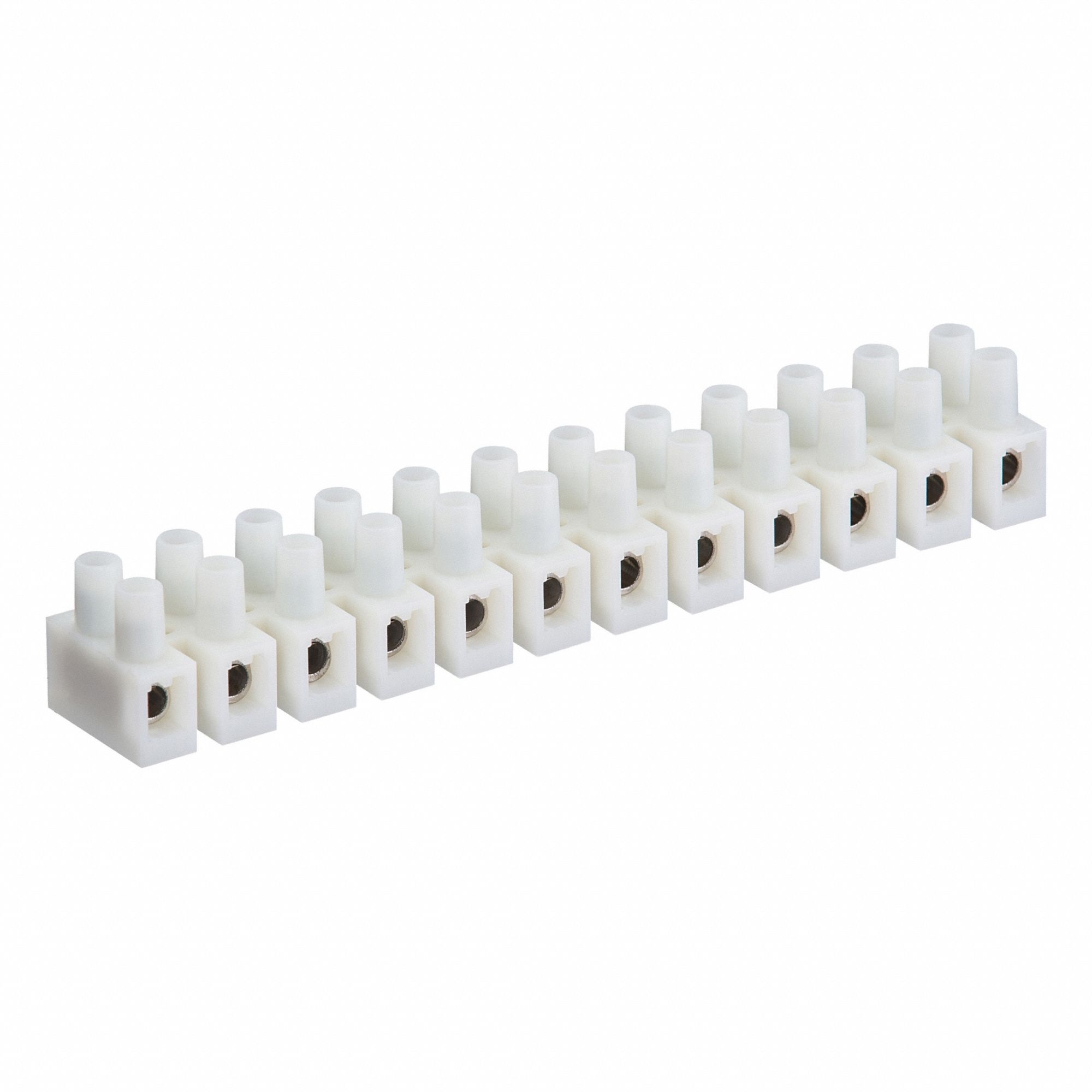 IDEAL, 12 Poles, 20 AWG – 8 AWG For Wire Sizes, Barrier Strip - 911CN9 ...