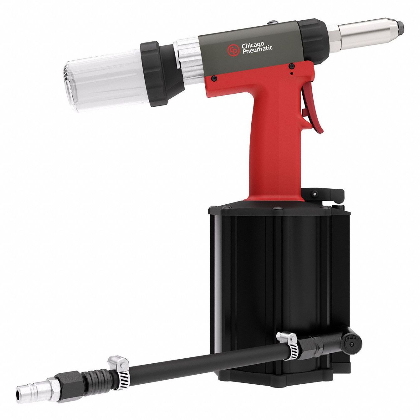 CHICAGO PNEUMATIC, 27 mm Stroke Lg, 21,000 N Pulling Force, Riveter ...