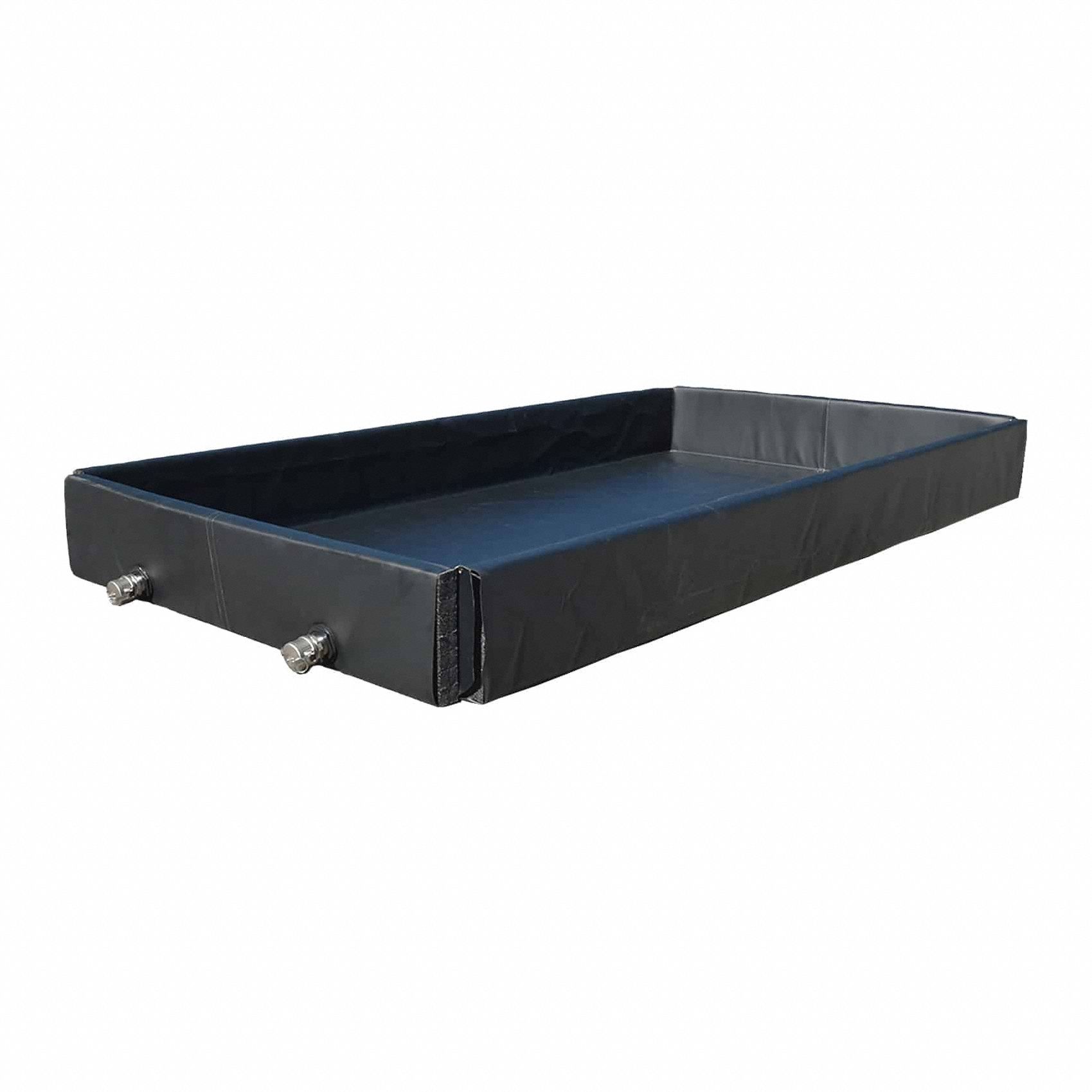 ULTRATECH, 10 ft x 10 ft x 12 in, 100 gal. to 999 gal., Collapsible ...