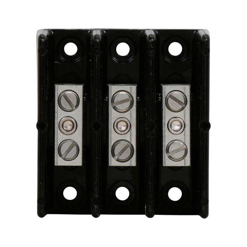 BUSSMANN, Open, Lug, Power Distribution Block - 897AX8|16200-3 - Grainger