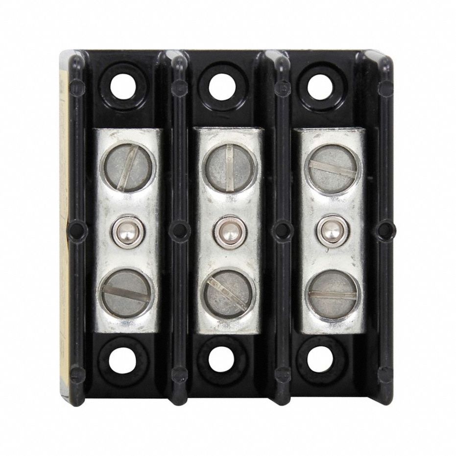 BUSSMANN, Open, Lug, Power Distribution Block - 897AX9|16201-3 - Grainger