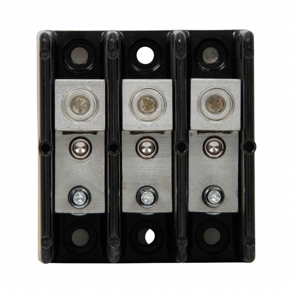 BUSSMANN, Open, Lug, Power Distribution Block - 897AY3|16280-3 - Grainger