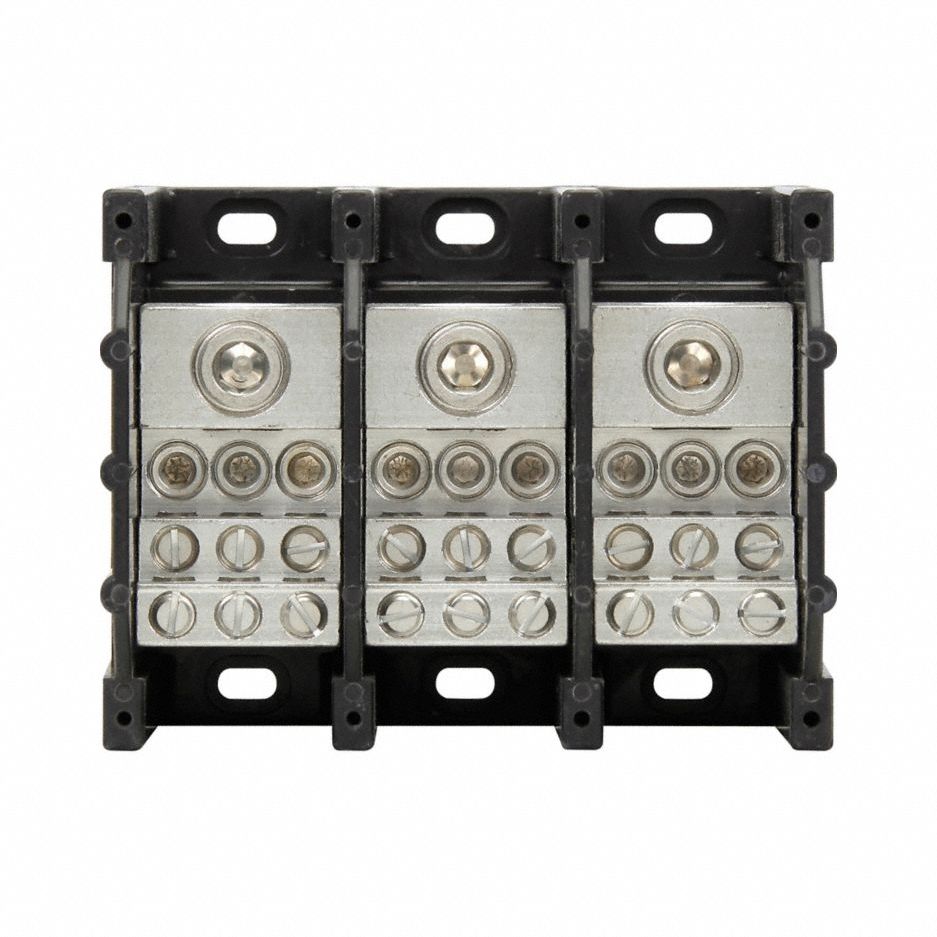 BUSSMANN, Open, Lug, Power Distribution Block - 897AZ0|16371-3 - Grainger