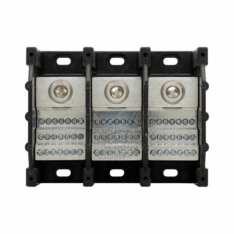 BUSSMANN, Open, Lug, Power Distribution Block - 897AZ2|16372-3 - Grainger
